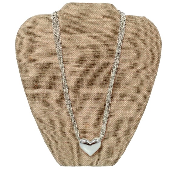 Avon | Jewelry | Vintage Avon Multi Strand Chain Necklace With Heart ...